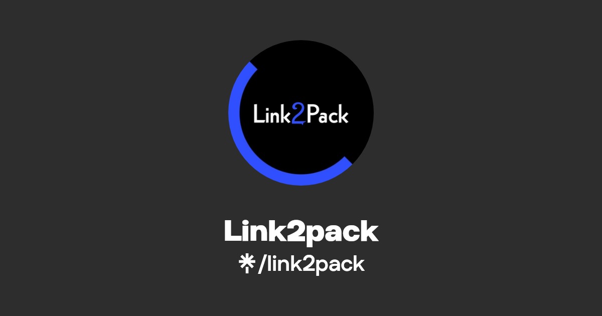 Link2pack Official: TikTok, Instagram | Linktree