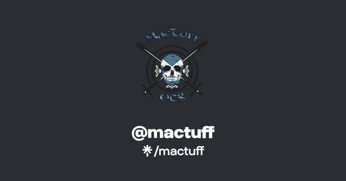mactuff | Instagram, Facebook | Linktree
