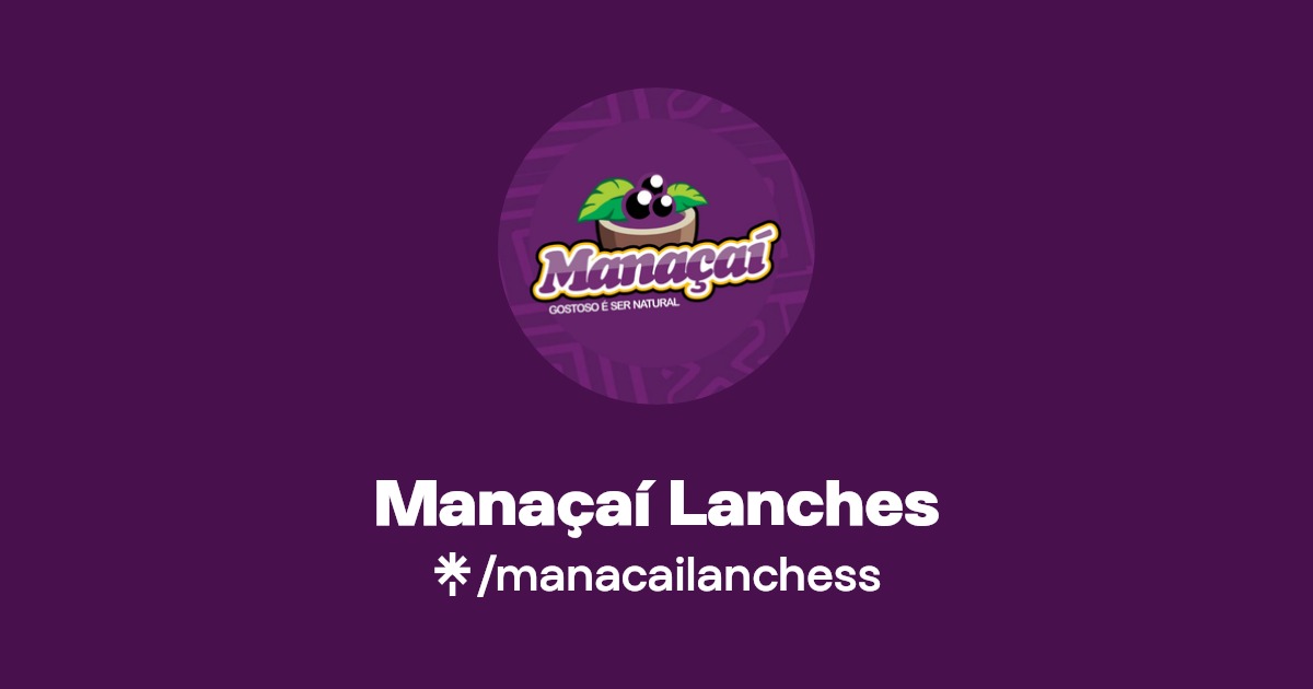 Manaçaí Lanches | Linktree