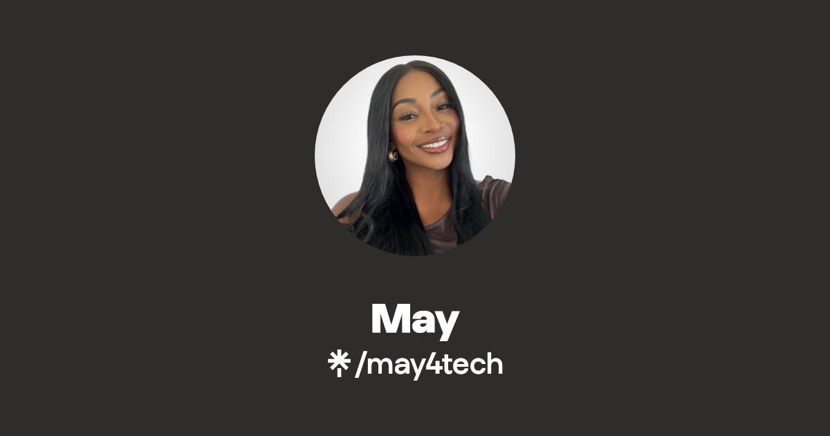 May | Instagram, TikTok | Linktree
