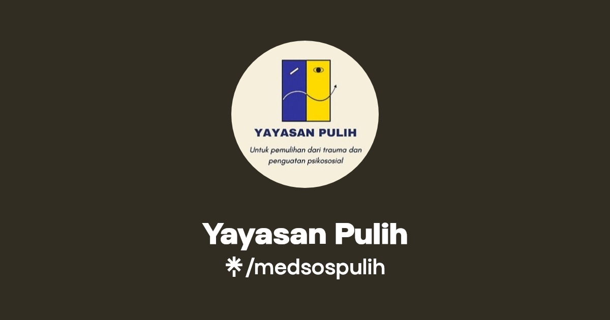 Yayasan Pulih Official: TikTok, Instagram, Facebook, Twitter | Linktree