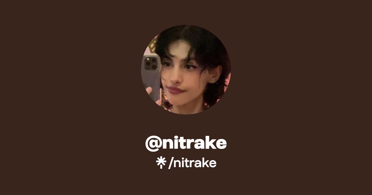 nitrake | Twitter, Instagram, TikTok, Twitch | Linktree