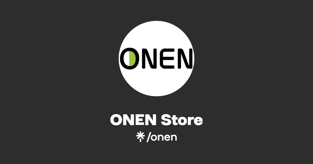 ONEN Store | Instagram, Facebook | Linktree