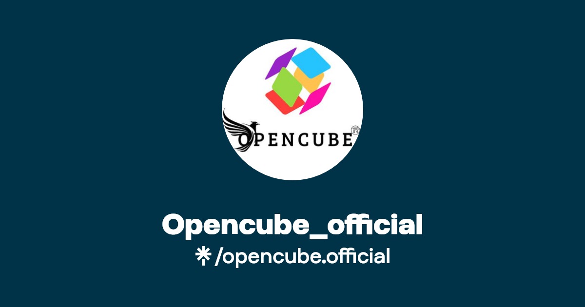 Opencube_official | TikTok, Instagram | Linktree