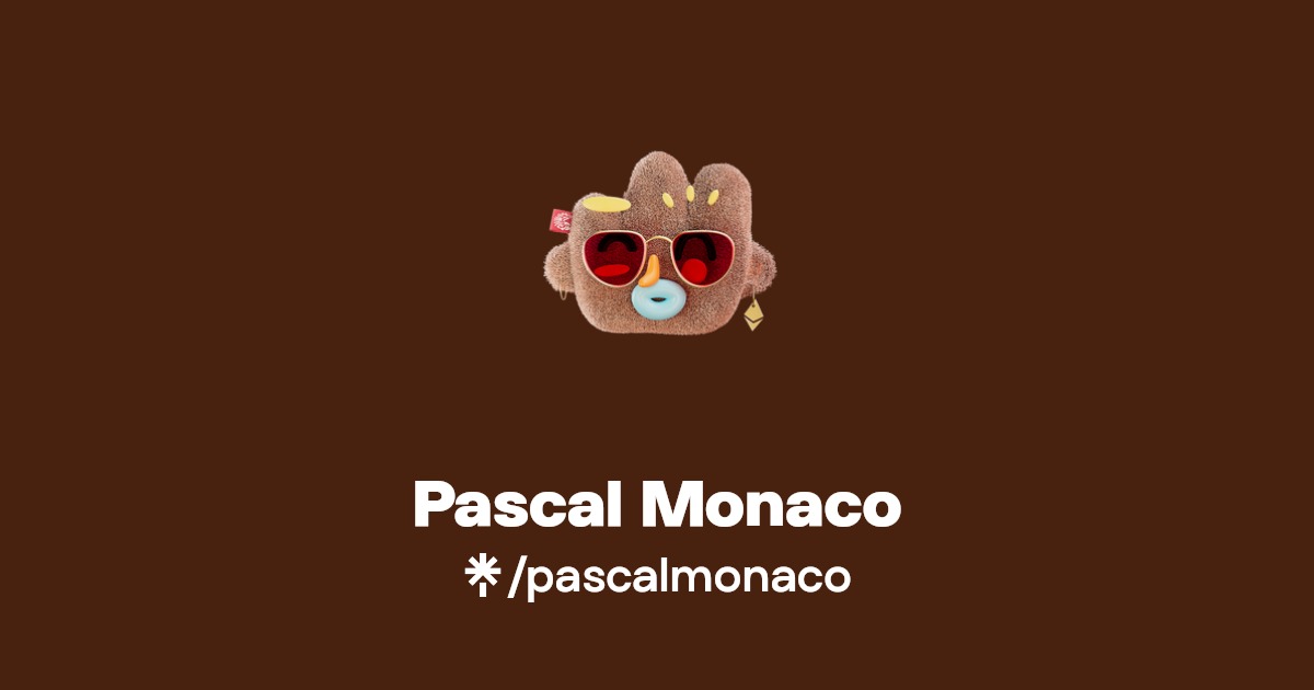 Pascal Monaco | Twitter, Instagram | Linktree