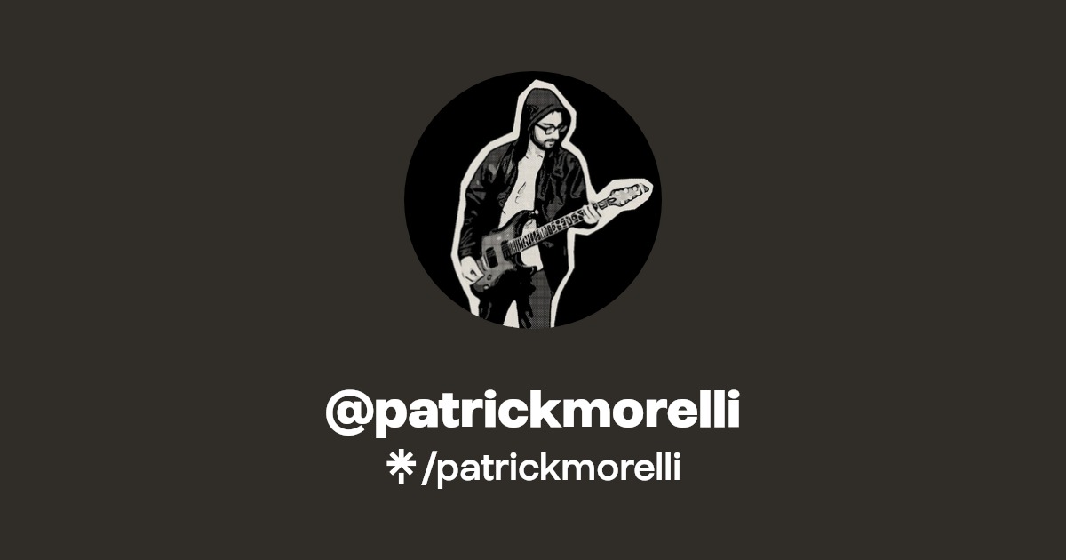 patrickmorelli - Listen on Spotify, Apple Music - Linktree