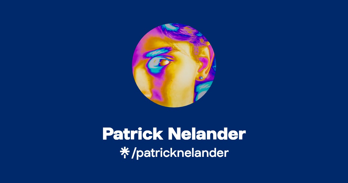 Patrick Nelander | Instagram, TikTok | Linktree