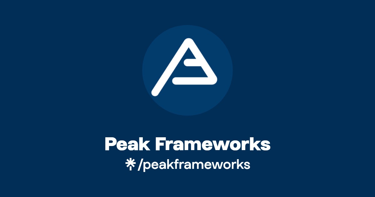 Peak Frameworks | Instagram, TikTok | Linktree