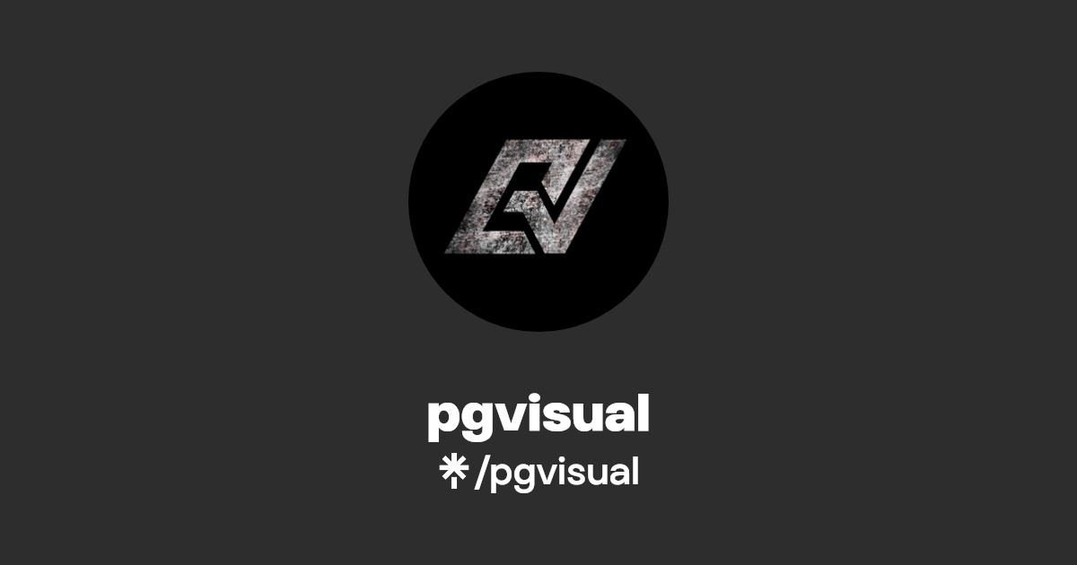 pgvisual | Instagram, TikTok | Linktree