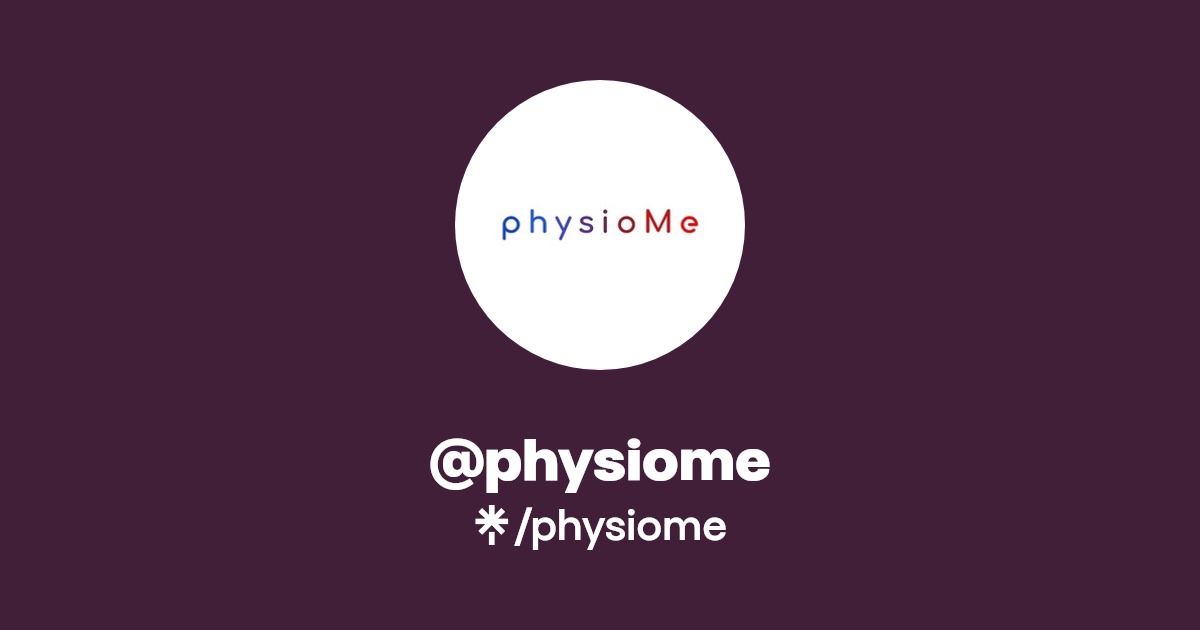 physiome | Instagram, Facebook, TikTok | Linktree