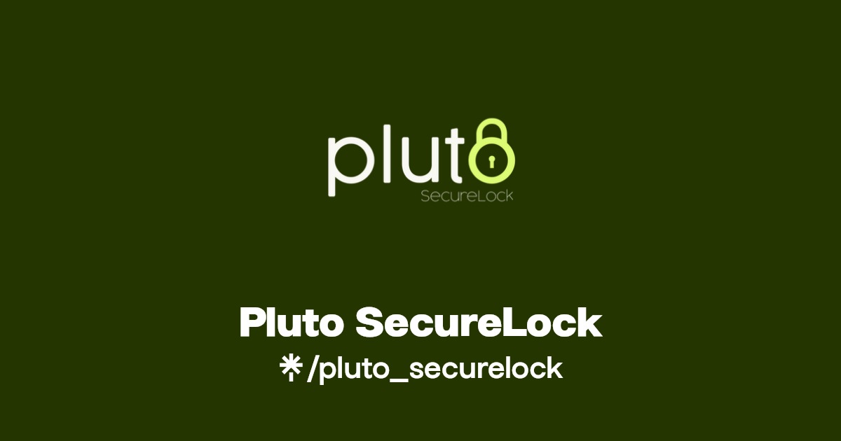 Pluto SecureLock | Linktree