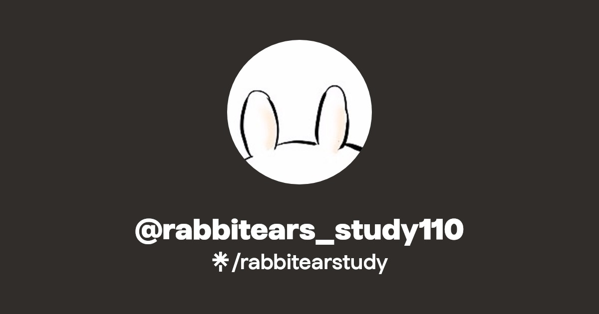 @rabbitears_study110(rabbitearstudy) - Official - Linktree