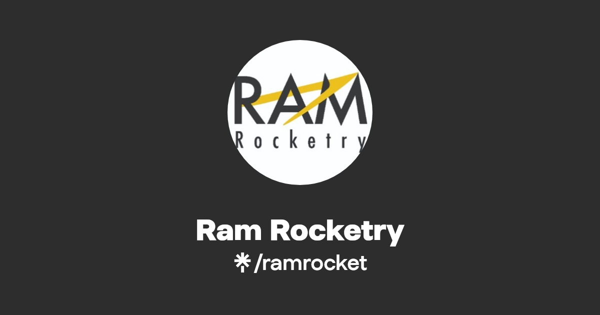 Ram Rocketry | Instagram | Linktree