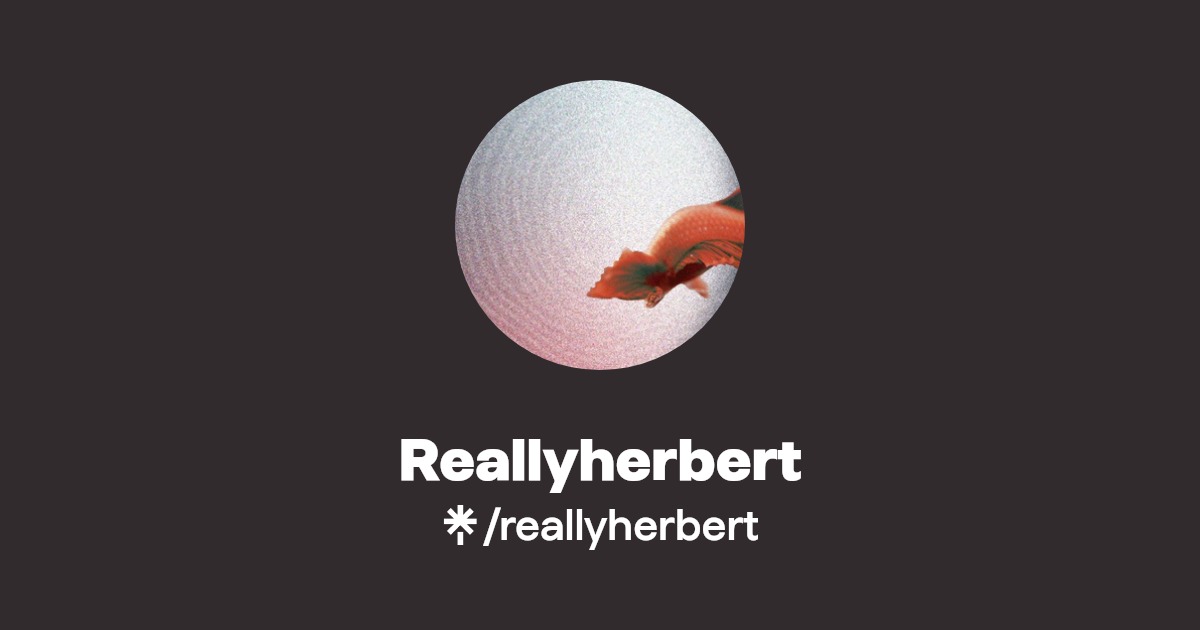 Reallyherbert | Instagram | Linktree
