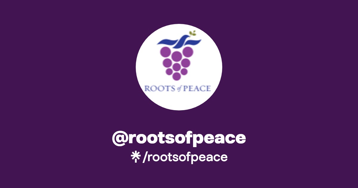 rootsofpeace | Instagram, Facebook | Linktree