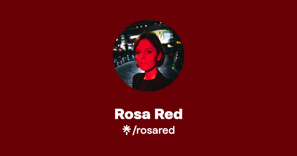 @rosared's link in bio | Music, merch and socials | Linktree