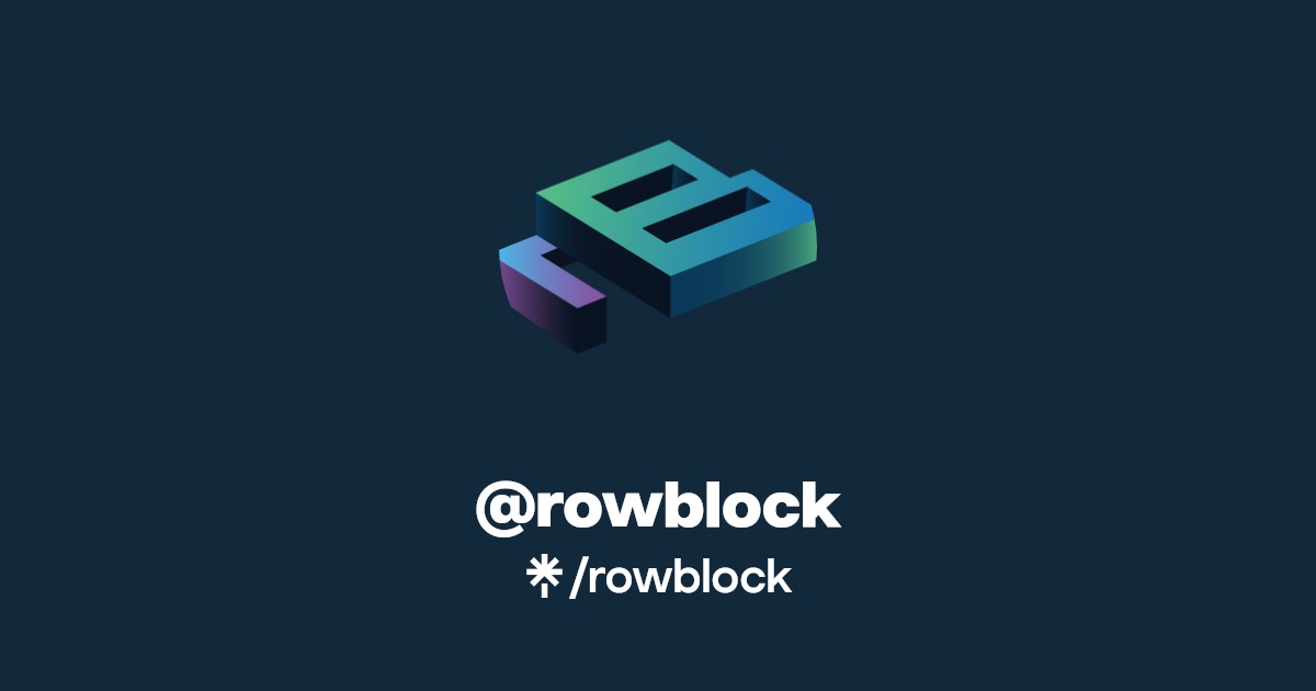 @rowblock | Linktree