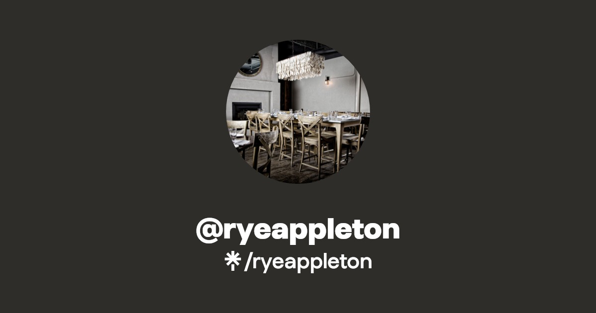 ryeappleton | Facebook | Linktree