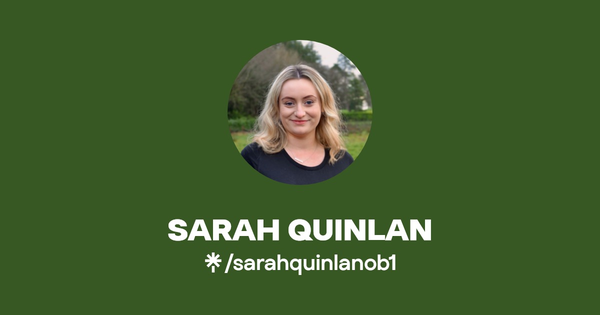 SARAH QUINLAN | Instagram | Linktree