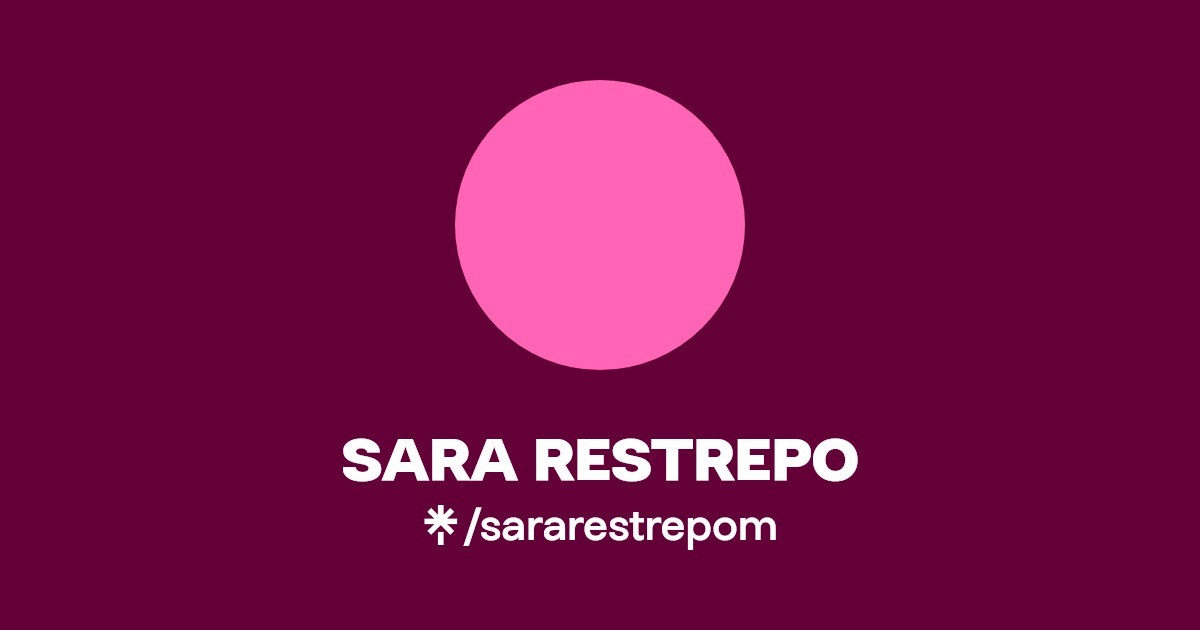SARA RESTREPO Official: TikTok, Instagram | Linktree