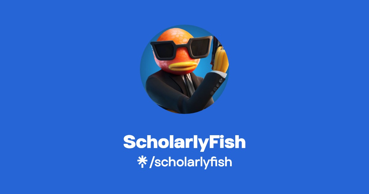 ScholarlyFish | Instagram, TikTok | Linktree