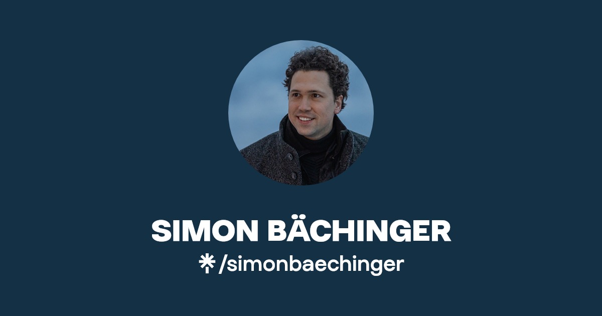 SIMON BÄCHINGER | Instagram | Linktree