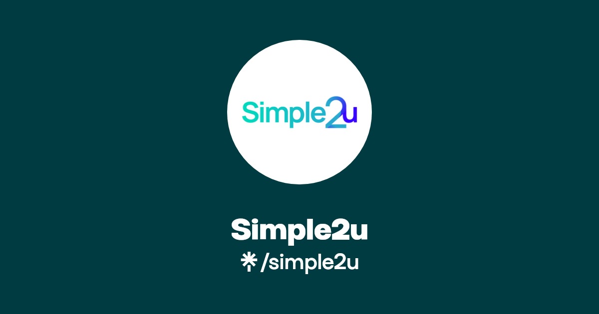 Simple2u | Facebook | Linktree
