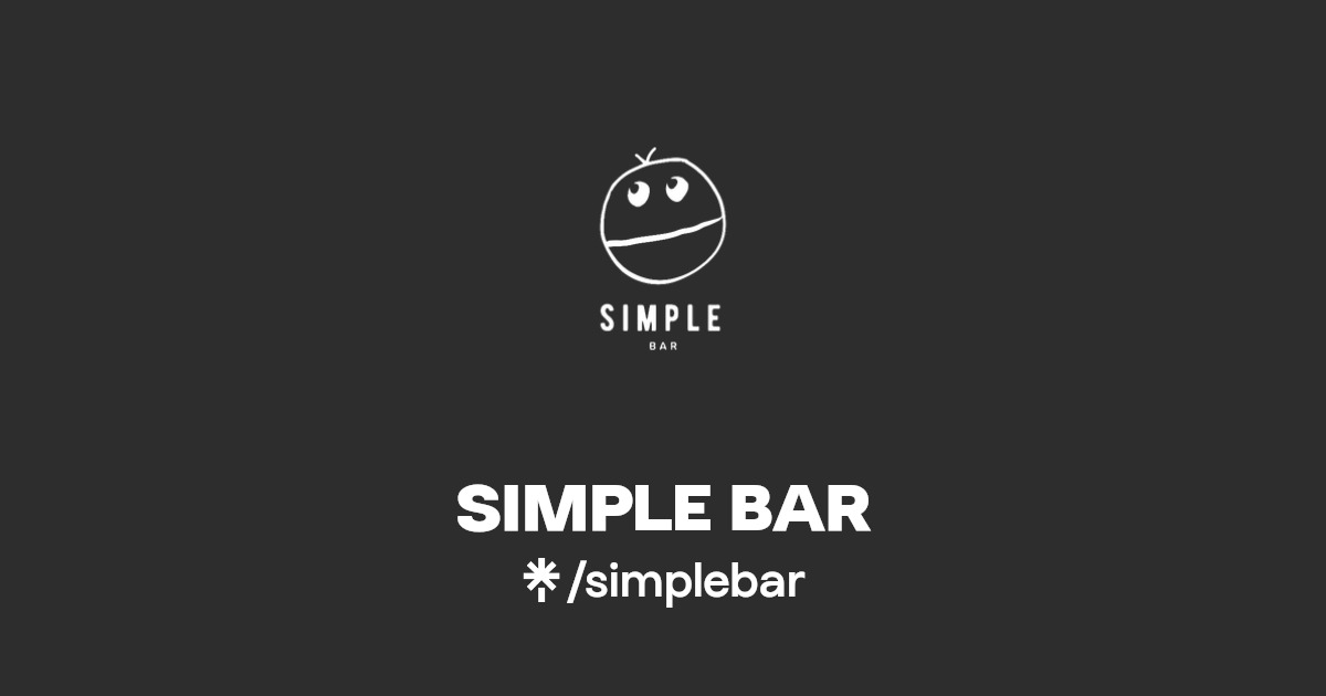 SIMPLE BAR | Linktree