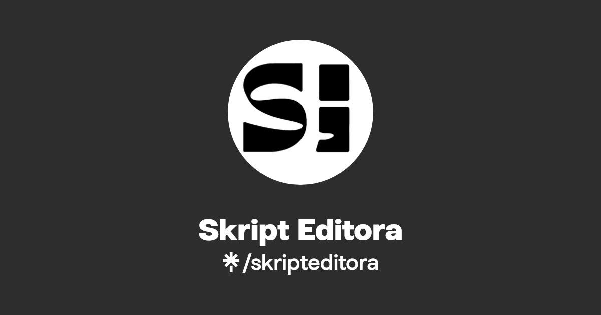 Skript Editora | Instagram, TikTok | Linktree
