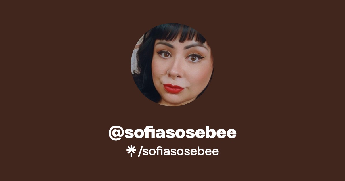 Sofiasosebee Linktree