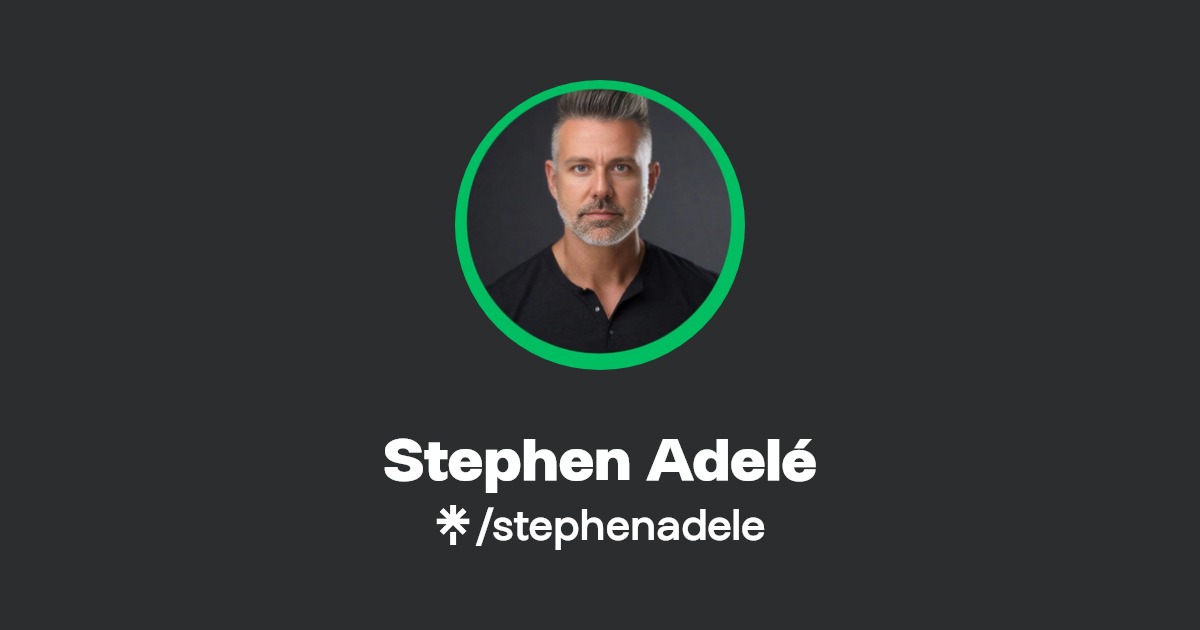 Stephen Adelé | Instagram | Linktree
