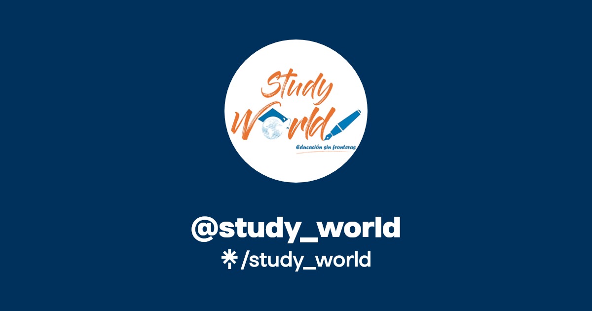 study_world | Instagram, Facebook, TikTok | Linktree