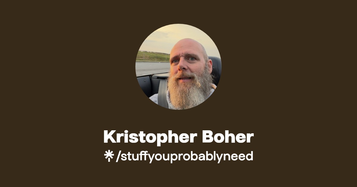 Kristopher Boher | TikTok | Linktree