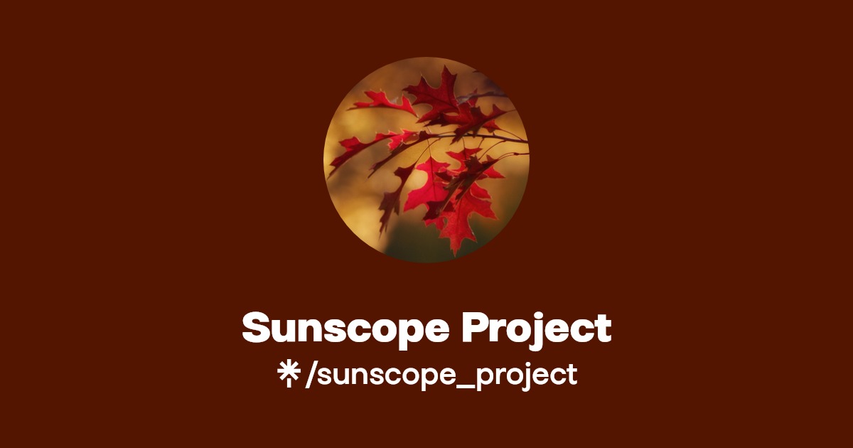 Sunscope Project | Linktree