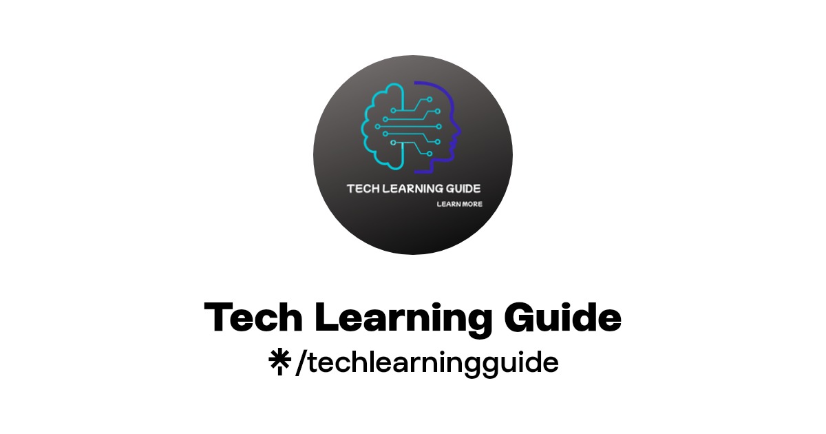 Tech Learning Guide | Instagram, Facebook | Linktree