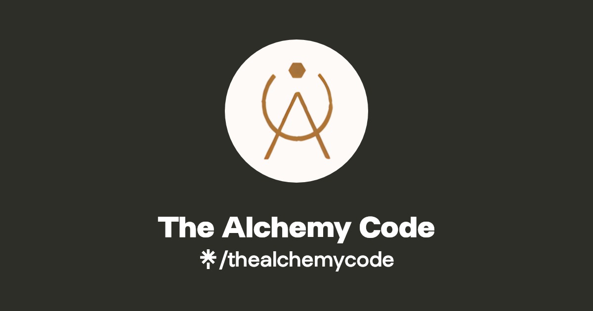 The Alchemy Code | Instagram, TikTok | Linktree