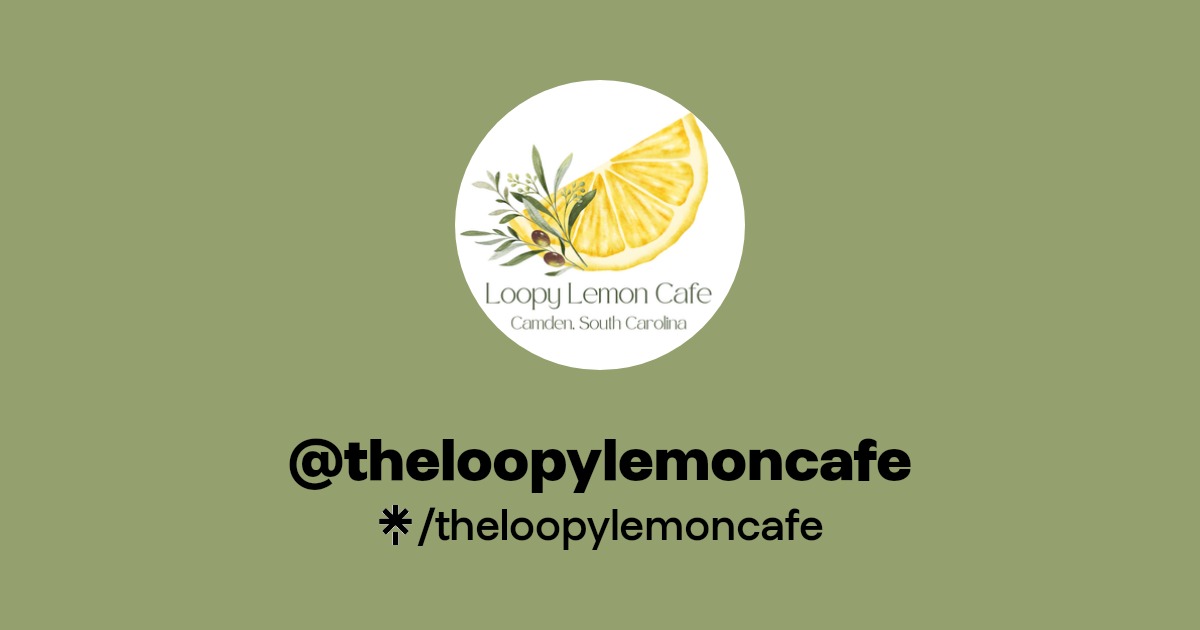 theloopylemoncafe Official: Instagram, X, Facebook, Twitter | Linktree