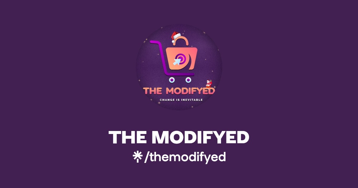 THE MODIFYED | Instagram, Facebook, TikTok | Linktree