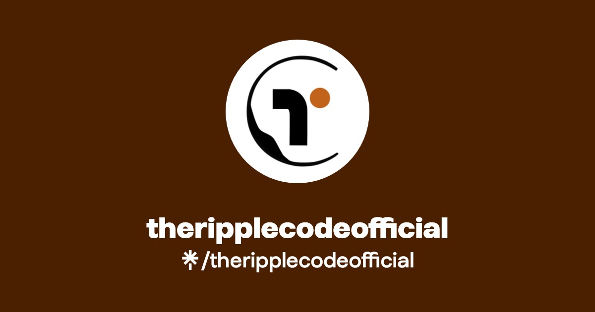 theripplecodeofficial | Instagram, Facebook, TikTok | Linktree