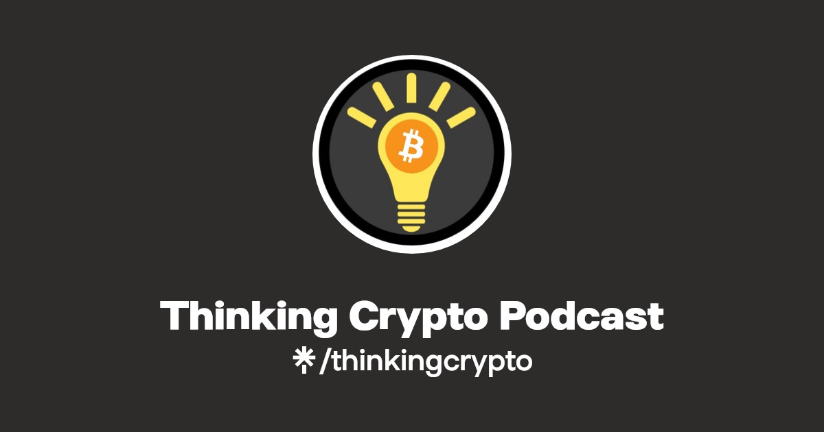 Thinking Crypto Podcast Official: TikTok, Instagram, Facebook, Twitter ...