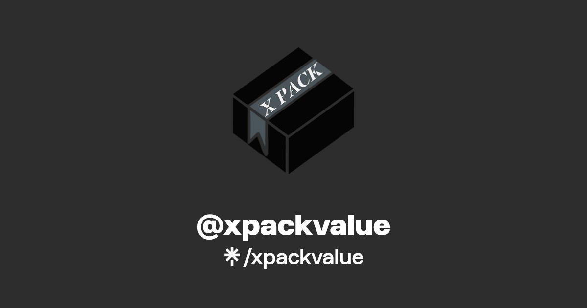 xpackvalue | Instagram, Facebook | Linktree