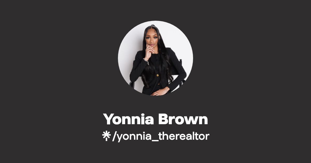 Yonnia Brown | Instagram, Facebook | Linktree